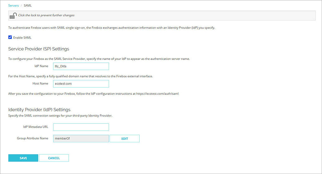 Okta Saml Authentication With Watchguard Access Portal Integration Guide