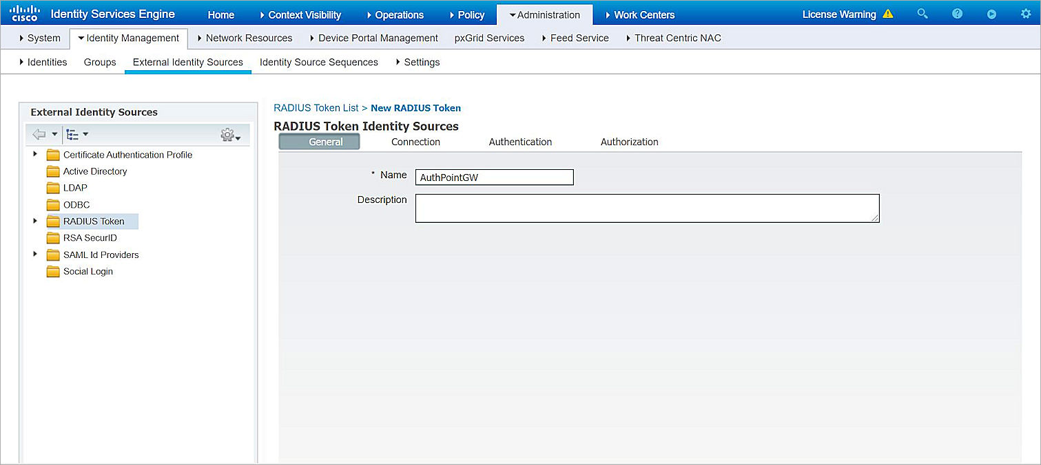 Cisco ISE RADIUS Integration with AuthPoint