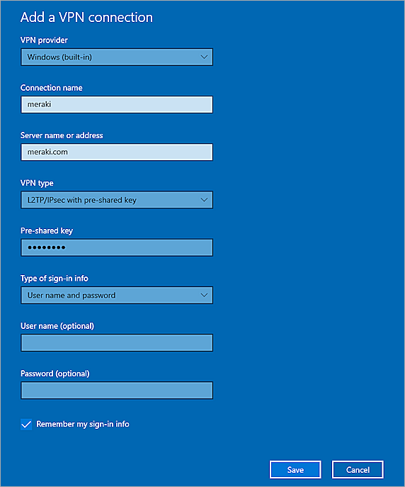 Cisco Meraki L2TP VPN Integration with AuthPoint