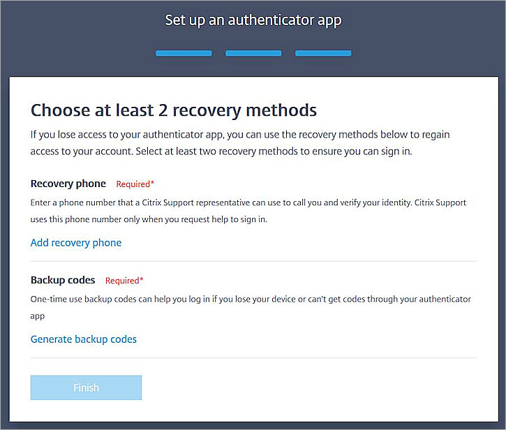 Citrix Cloud MFA Integration with AuthPoint Mobile App