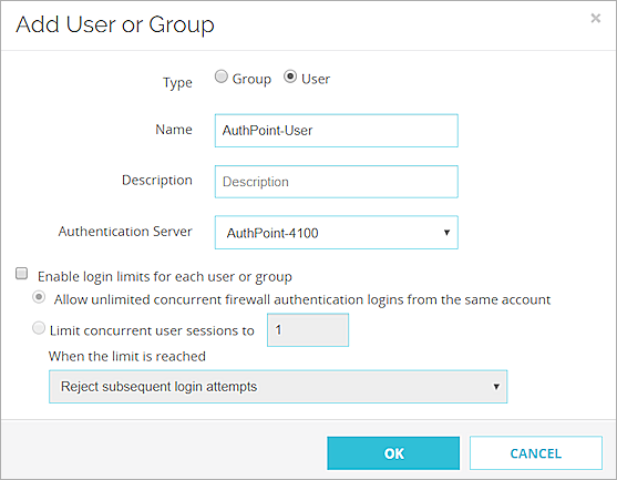 Firebox Authentication Portal Integration with AuthPoint