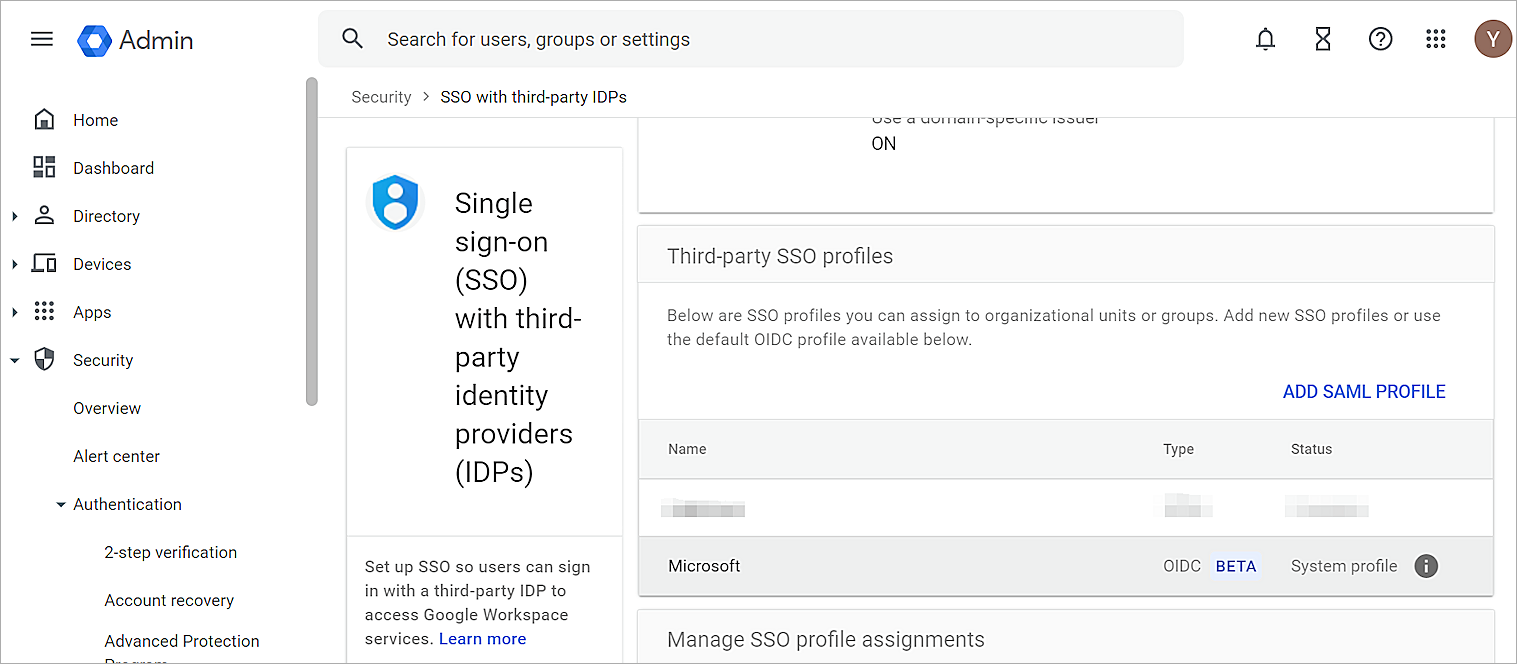 Google Workspace Integration with AuthPoint