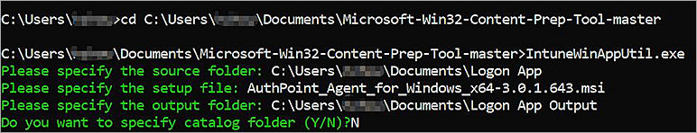 Microsoft Intune Integration with AuthPoint Logon App for Windows