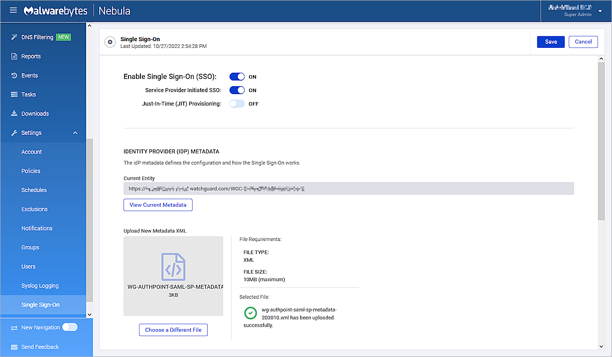 Malwarebytes Nebula Integration with AuthPoint