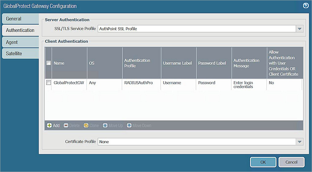 Palo Alto Networks GlobalProtect Integration with AuthPoint
