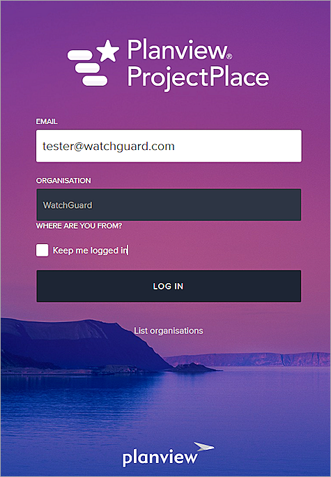 Planview ProjectPlace Integration with AuthPoint