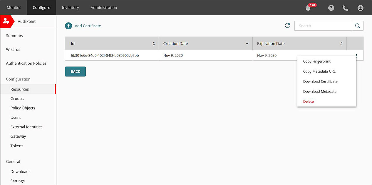 Splunk Integration with AuthPoint