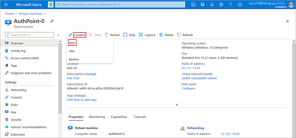 Windows Virtual Desktop Integration with AuthPoint
