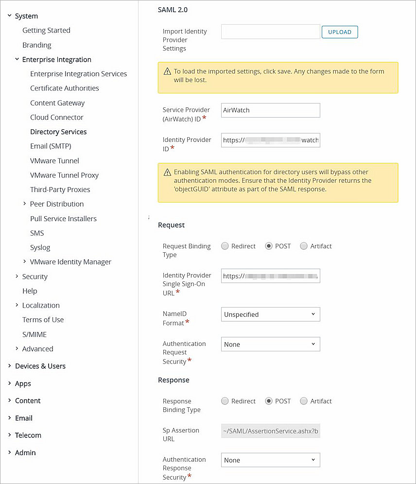 VMware Workspace ONE UEM Integration with AuthPoint