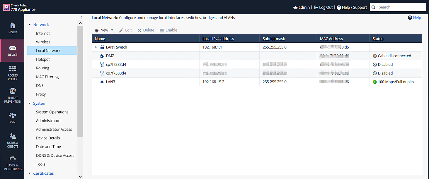 Check Point Appliance Integration with AuthPoint