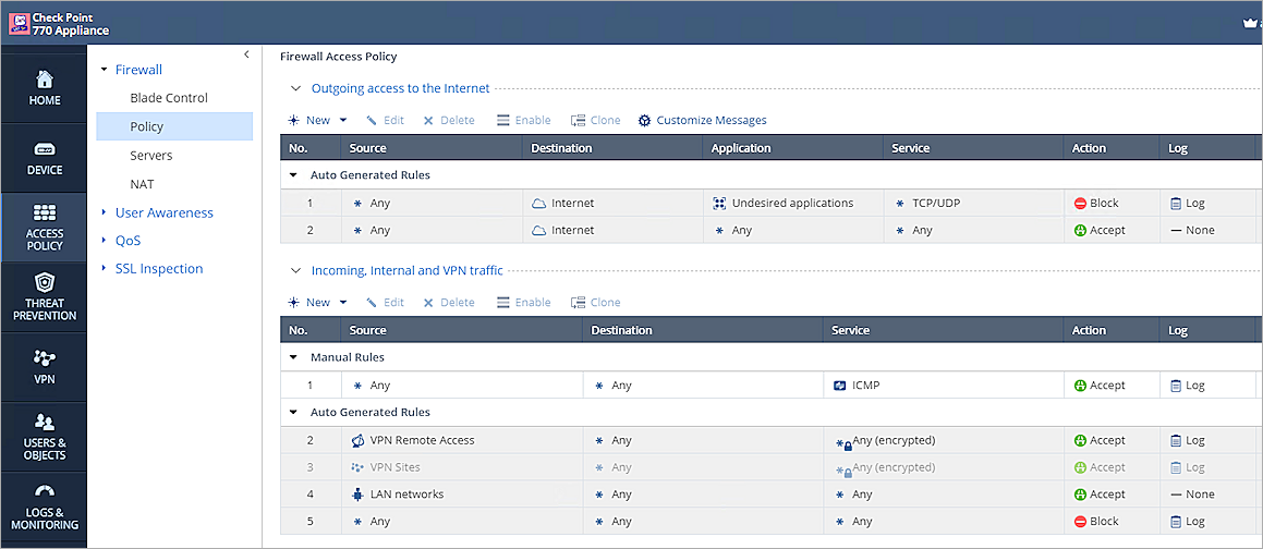 Check Point Appliance Integration with AuthPoint