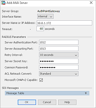 Cisco ASA Integration with AuthPoint