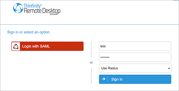 Cybele Thinfinity Remote Desktop RADIUS Integration with AuthPoint