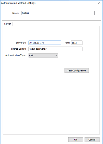 Cybele Thinfinity Remote Desktop RADIUS Integration with AuthPoint