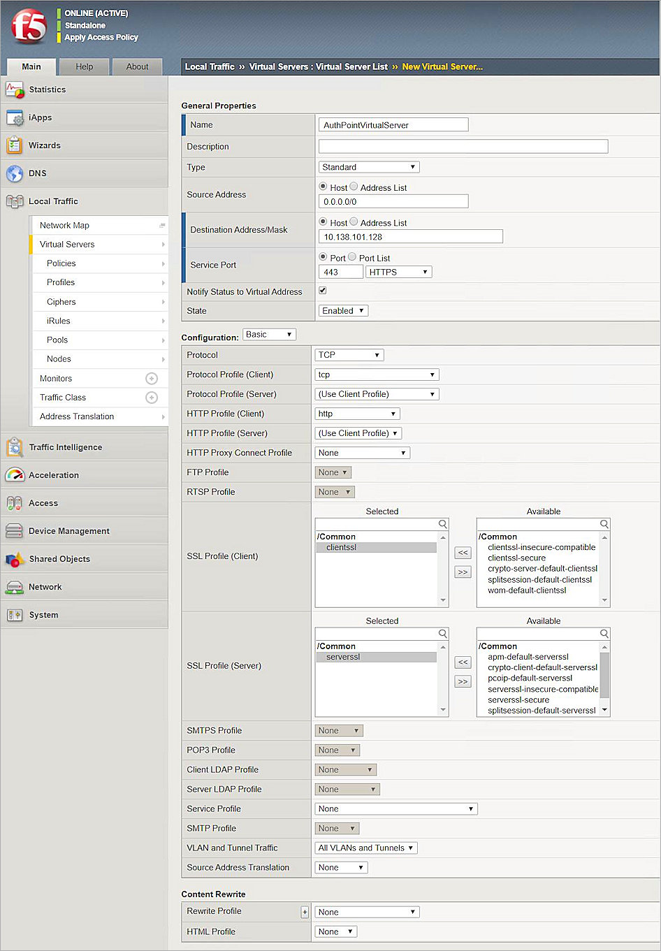 F5 BIG-IP APM RADIUS Integration with AuthPoint