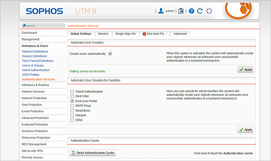 Sophos Integration with AuthPoint