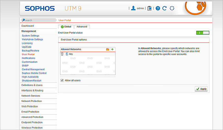 Sophos Integration with AuthPoint