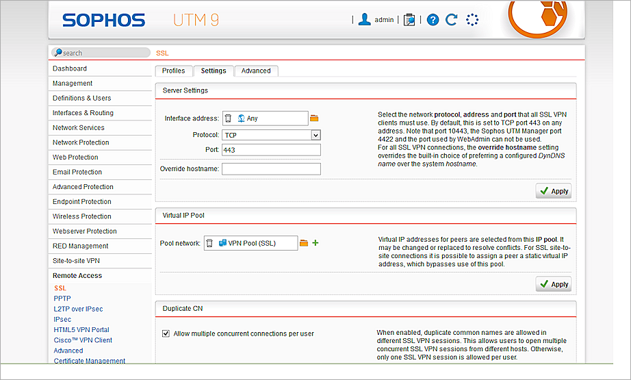 Sophos Integration with AuthPoint