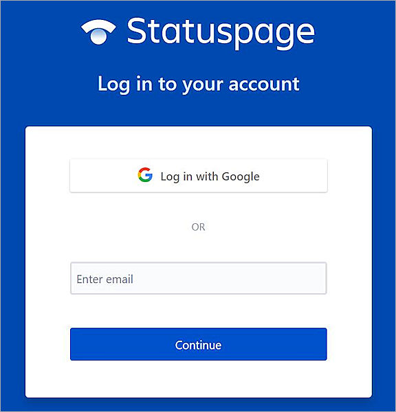 Statuspage Integration with AuthPoint
