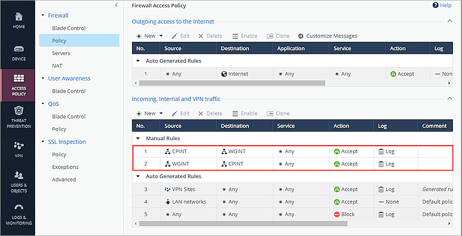 Check Point and Firebox BOVPN Virtual Interface Integration Guide