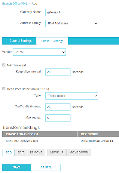 Cisco ASA and Firebox Branch Office VPN Integration Guide