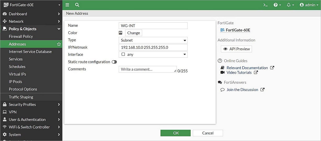 Fortinet FortiGate BOVPN Virtual Interface Integration Guide