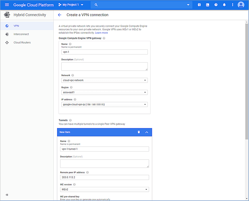 Google Cloud BOVPN Integration Guide