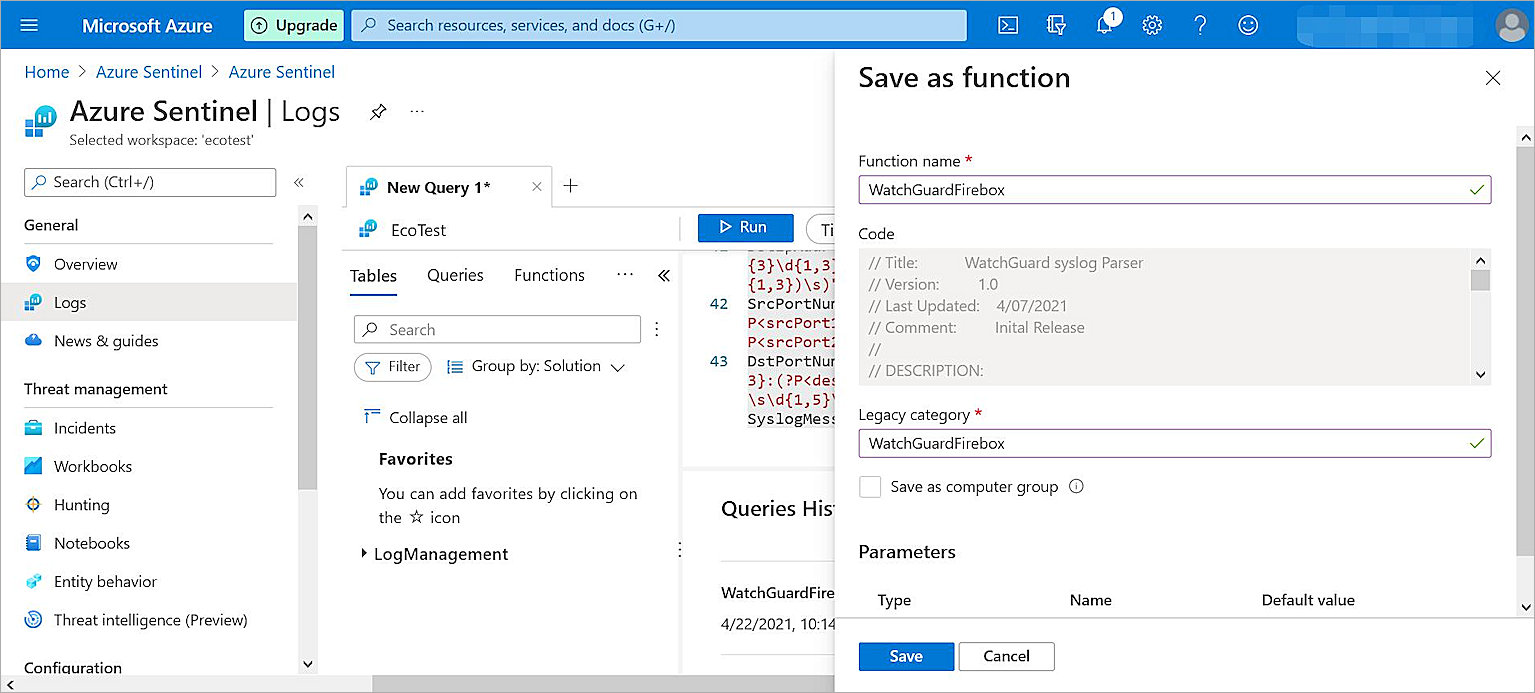 Microsoft Azure Sentinel Integration Guide