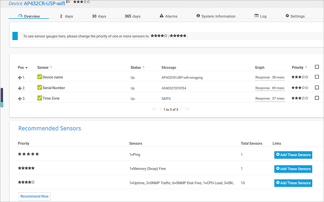 PRTG Network Monitor Integration with Wi-Fi in WatchGuard Cloud Access ...