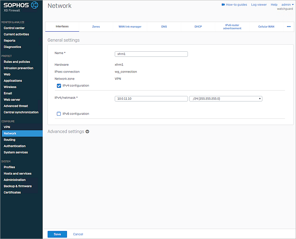 Sophos XG Firewall BOVPN Virtual Interface Integration Guide
