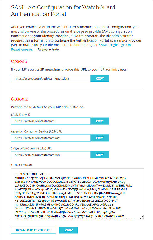 Microsoft Entra ID SAML Authentication with Firebox Mobile VPN with SSL ...