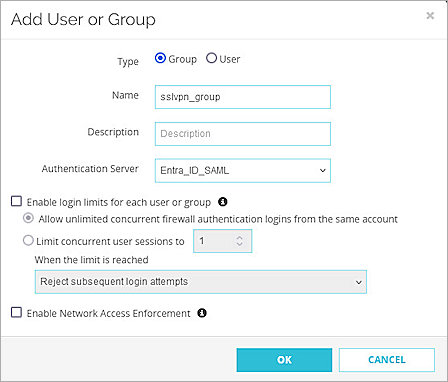 Microsoft Entra ID SAML Authentication with Firebox Mobile VPN with SSL ...