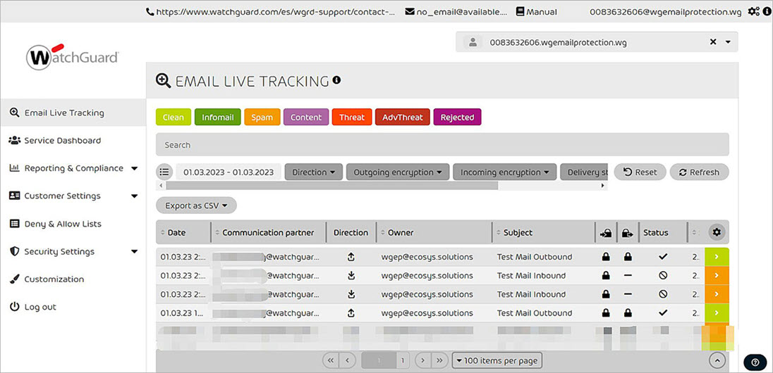 WatchGuard Email Protection Integration with Microsoft 365