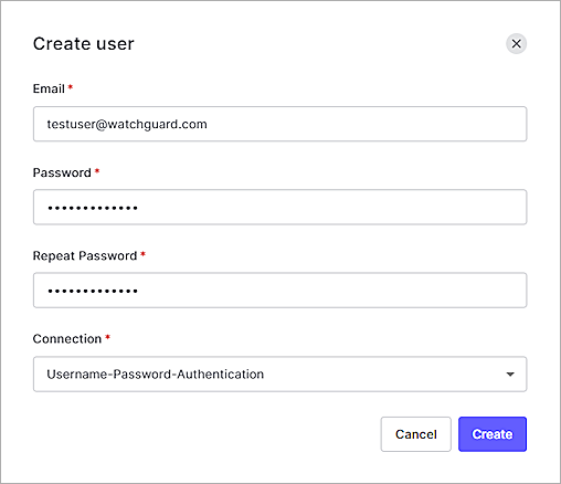WatchGuard Account SSO Integration with Auth0