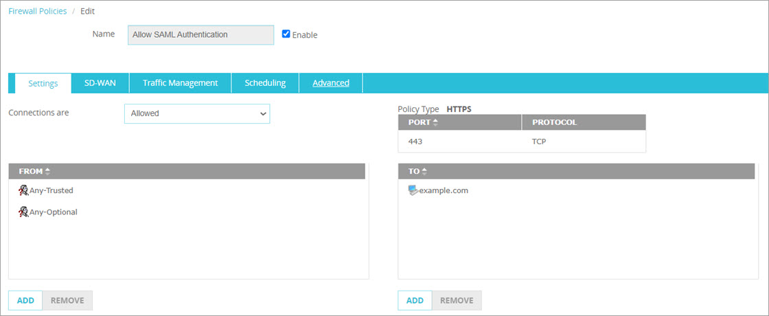 Configure SAML Single Sign-On