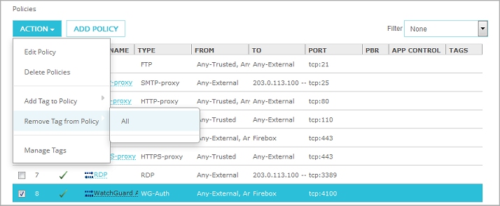 About Policy Tags and Filters