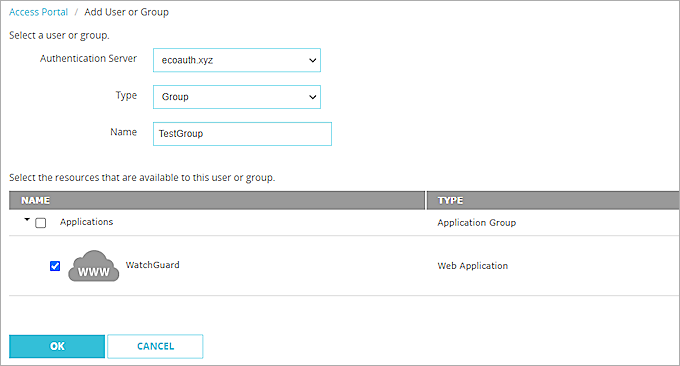 Azure Active Directory Users with WatchGuard Access Portal Integration Guide