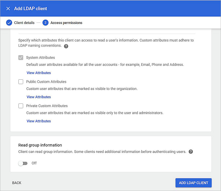 Google Workspace LDAP Synchronization with AuthPoint