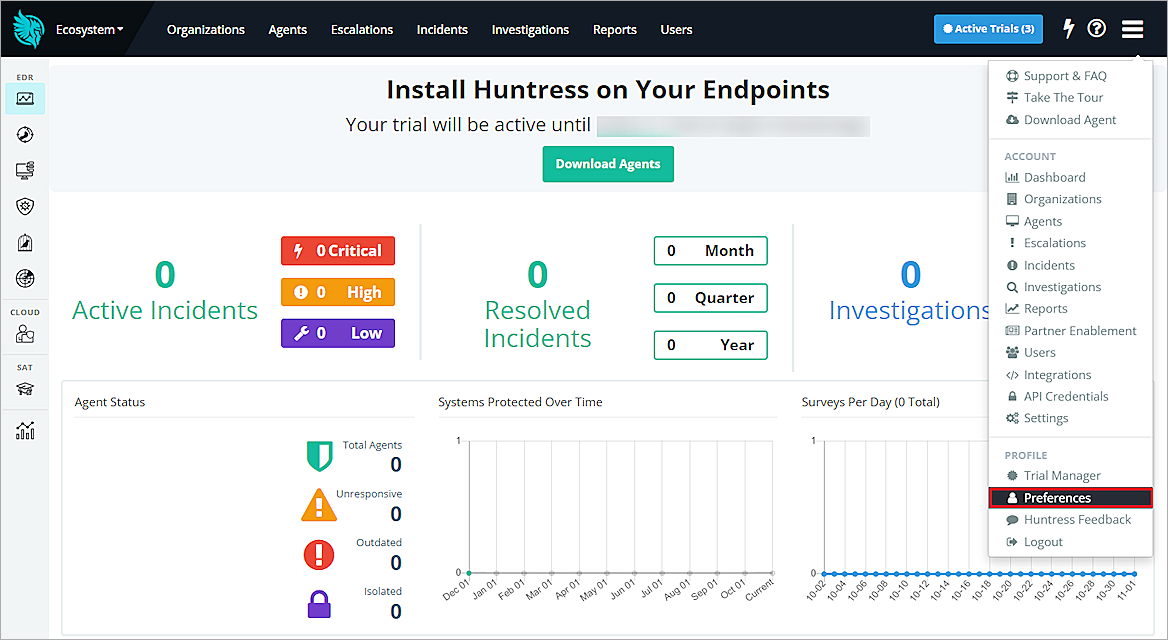 Huntress Integration with AuthPoint