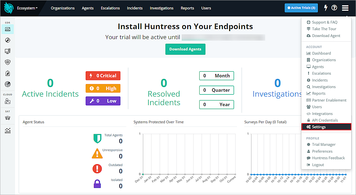Huntress Integration with AuthPoint