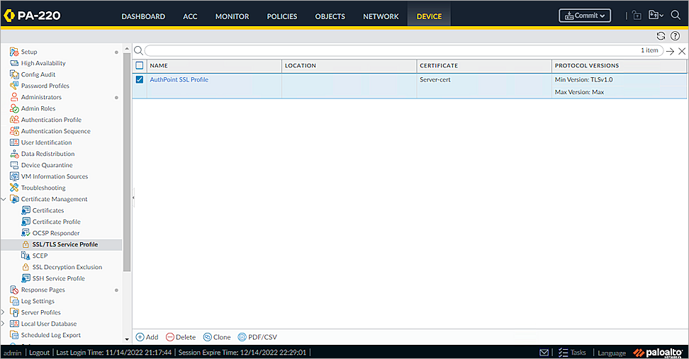 Palo Alto Networks GlobalProtect Integration with AuthPoint