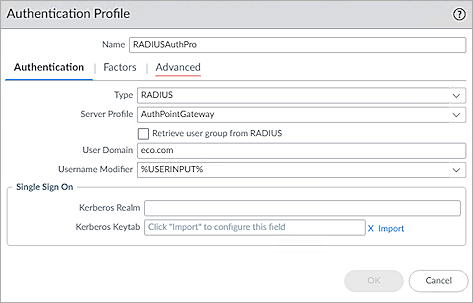 Palo Alto Networks GlobalProtect Integration with AuthPoint