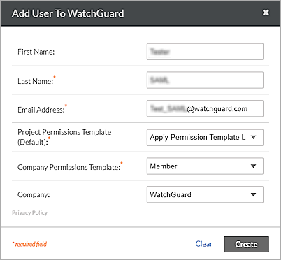 Procore Integration with AuthPoint