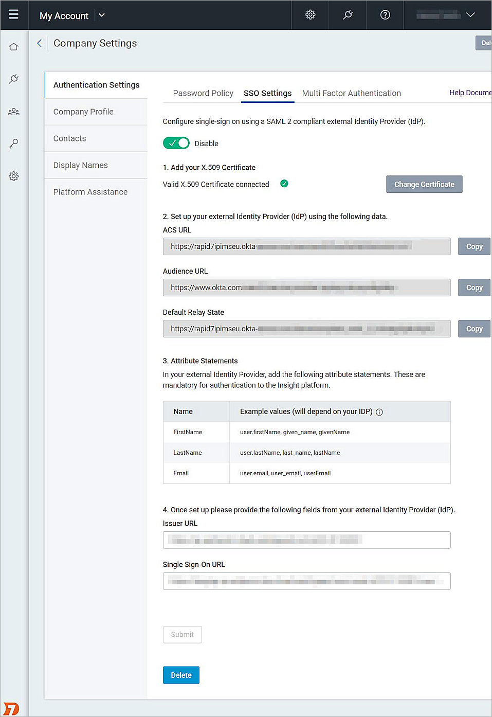 Rapid7 Insight Cloud Integration with AuthPoint