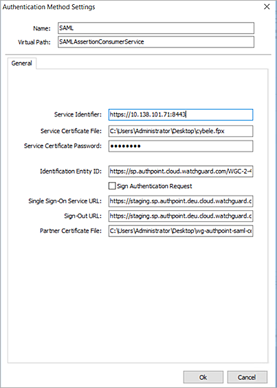 Cybele Thinfinity Remote Desktop SAML Integration with AuthPoint