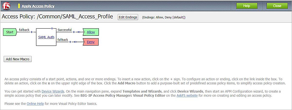 F5 BIG-IP APM SAML Integration with AuthPoint