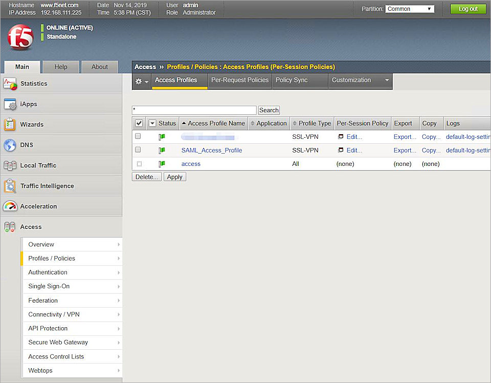 F5 BIG-IP APM SAML Integration with AuthPoint