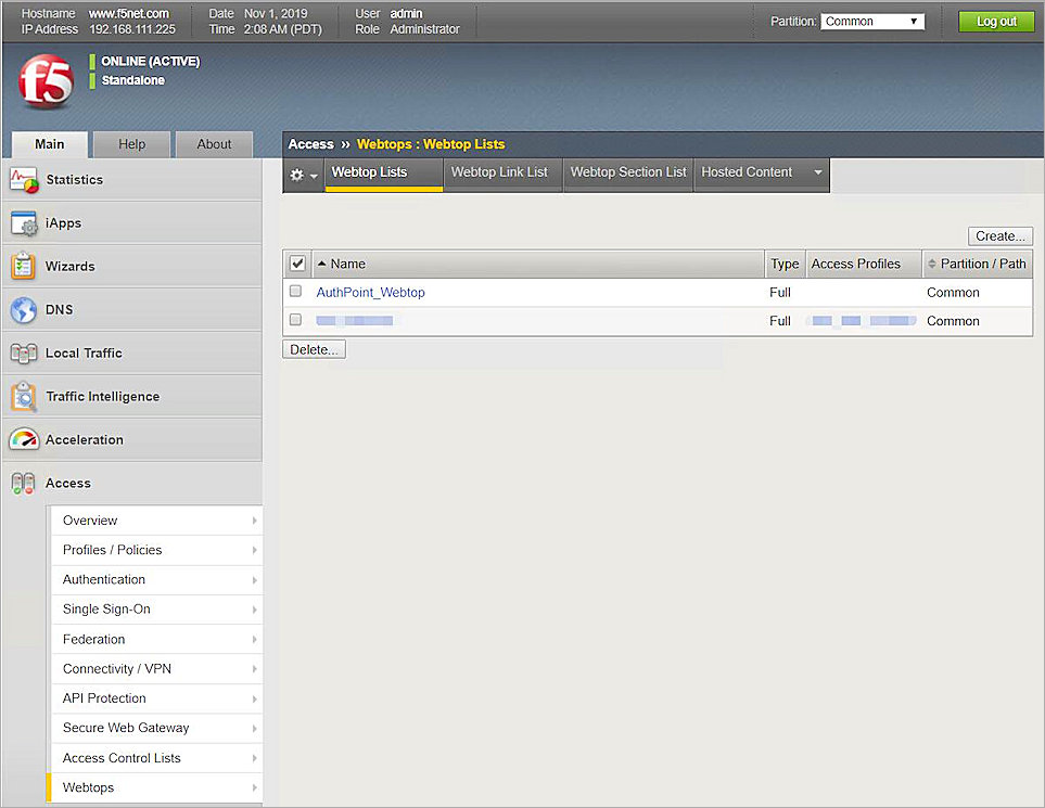 F5 BIG-IP APM RADIUS Integration with AuthPoint