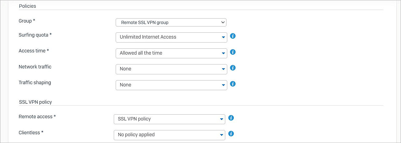Sophos Firewall SSL VPN Integration with AuthPoint