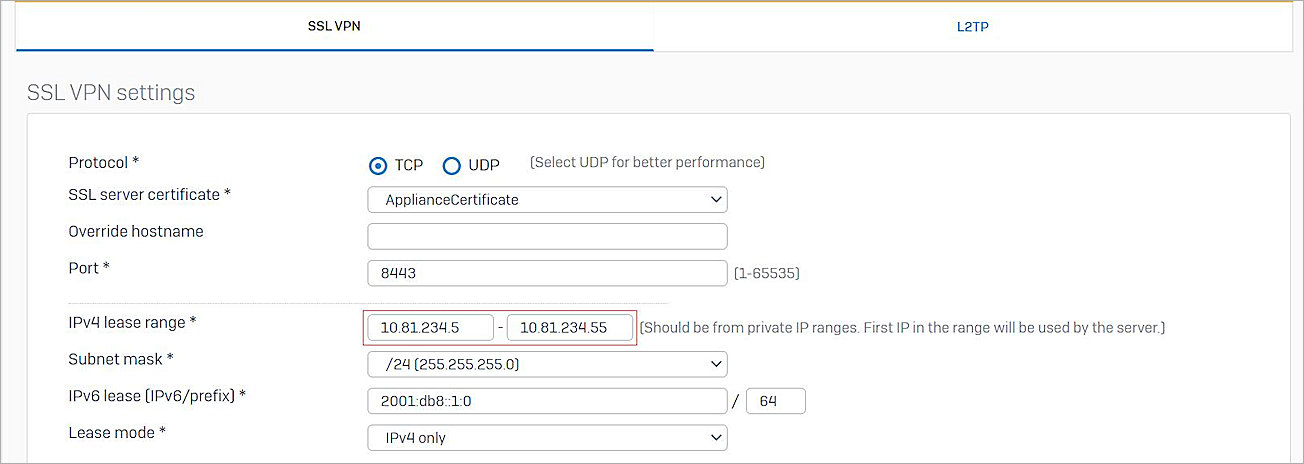 Sophos Firewall SSL VPN Integration with AuthPoint